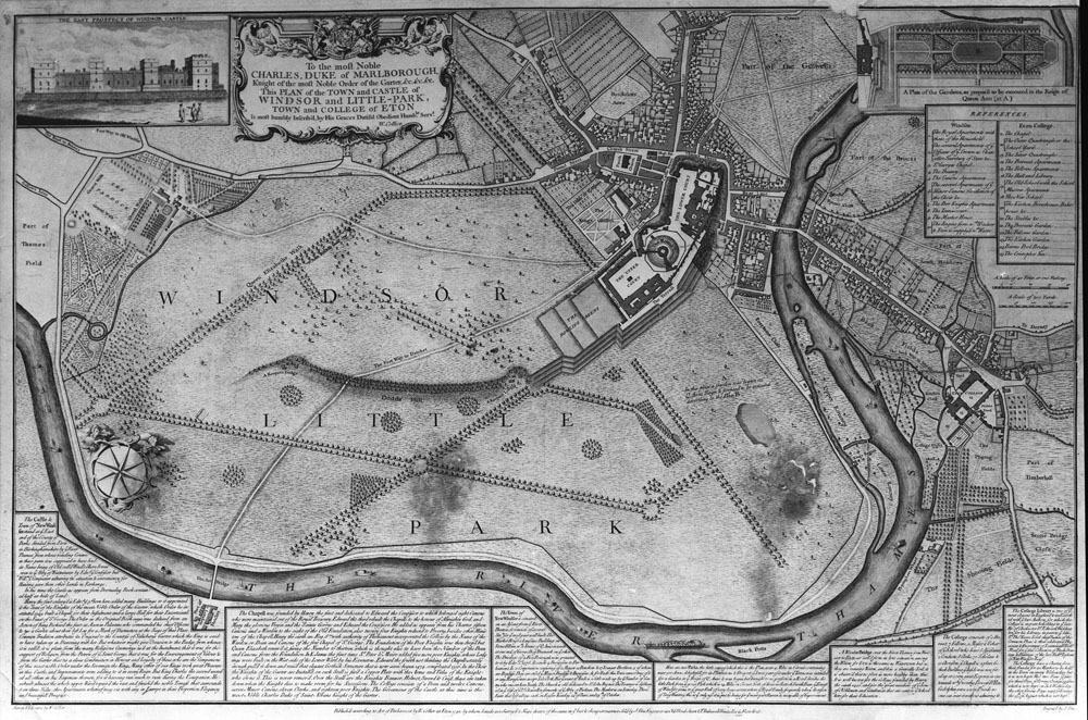 Historical Map of Windsor & Eton published by Local Historian - The ...